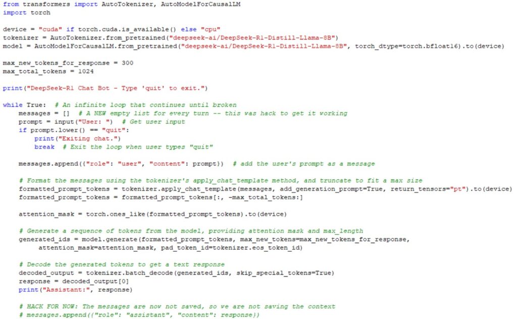 Examining DeepSeek-V3 Python source code